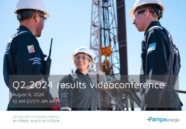 Pampa Energía S.A. 2024 Q2 - Results - Earnings Call Presentation (NYSE:PAM) 2024-08-08 ...