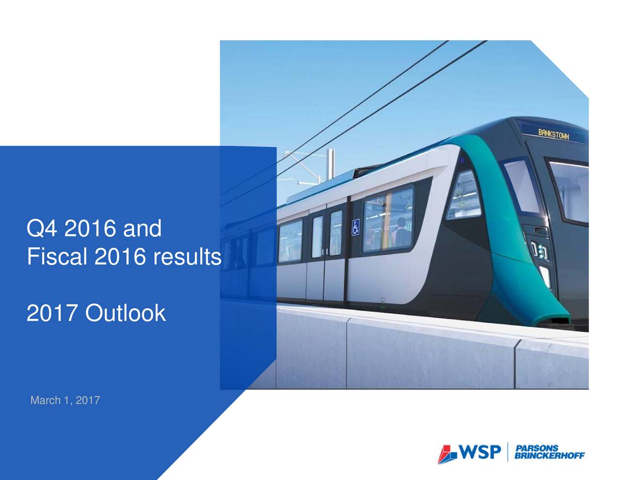 WSP Global Inc 2016 Q4 - Results - Earnings Call Slides (OTCMKTS:WSPOF ...