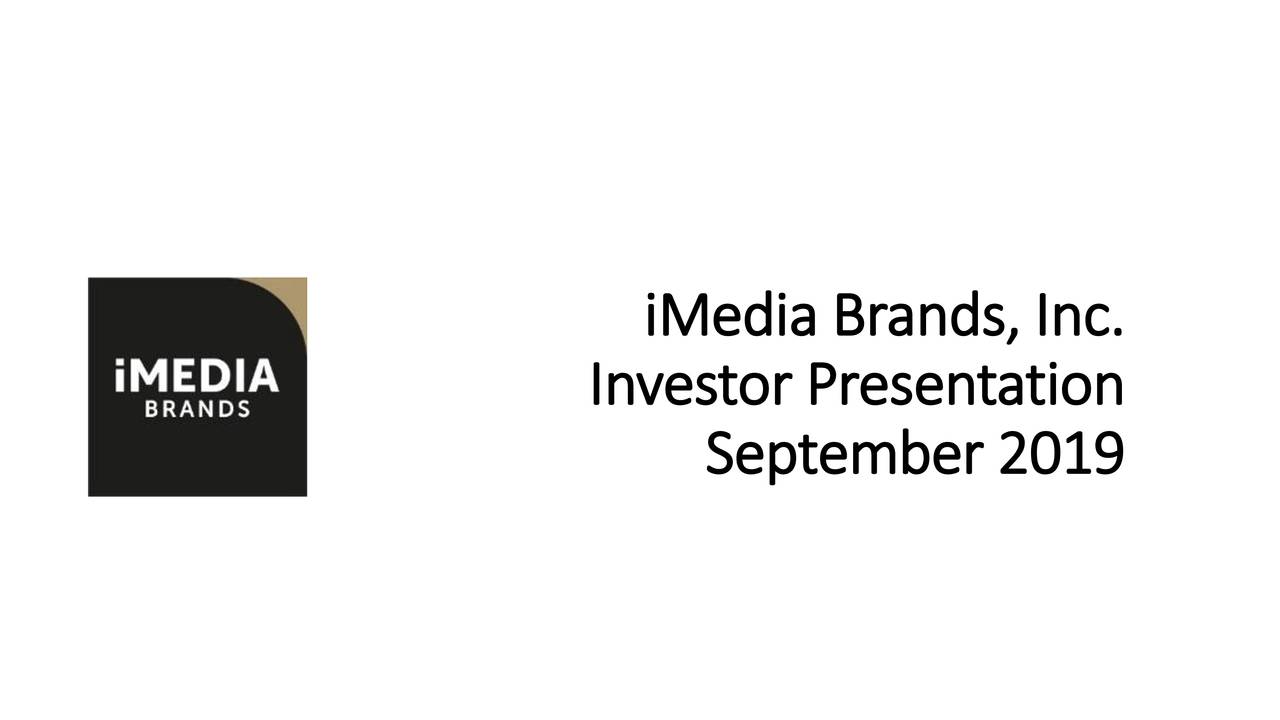 iMedia Brands (IMBI) Presents At 8th Annual Liolios Gateway Conference ...