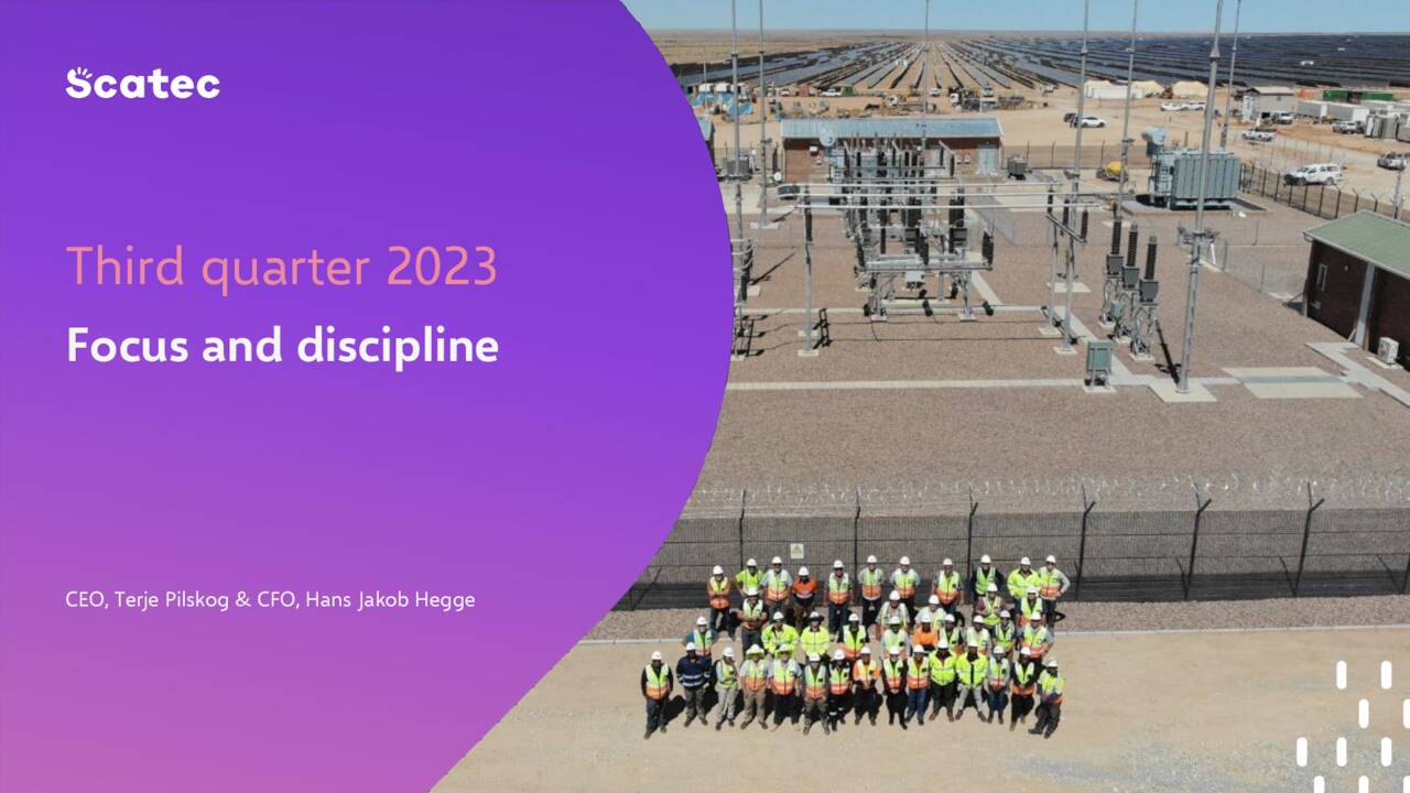 Scatec ASA 2023 Q3 - Results - Earnings Call Presentation (OTCMKTS ...