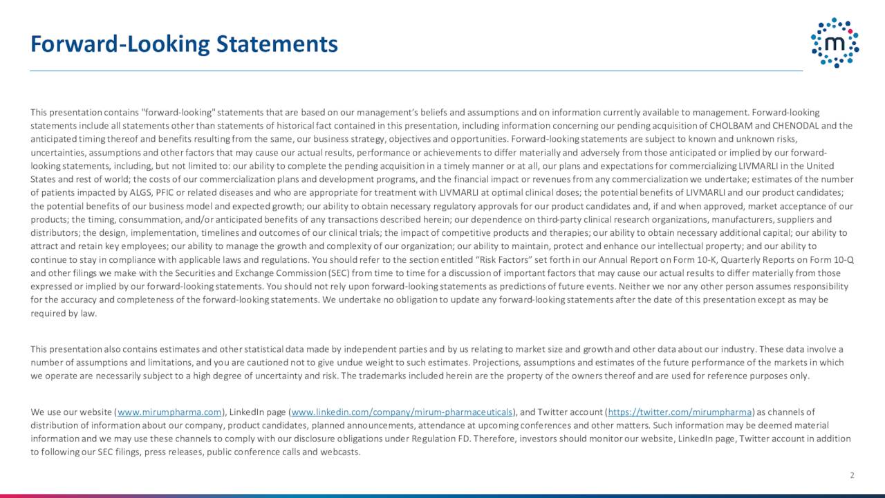 Mirum Pharmaceuticals, Inc. 2023 Q2 - Results - Earnings Call ...