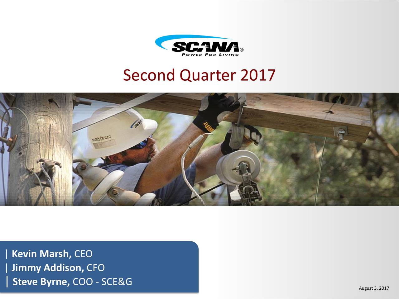 SCANA Corporation 2017 Q1 - Results - Earnings Call Slides (NYSE:SCG ...