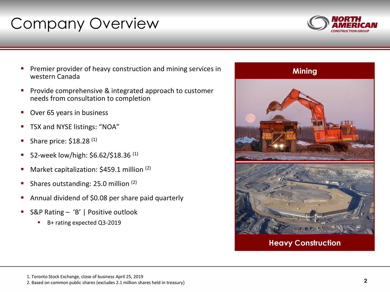 North American Construction Group Ltd. 2019 Q1 - Results - Earnings ...