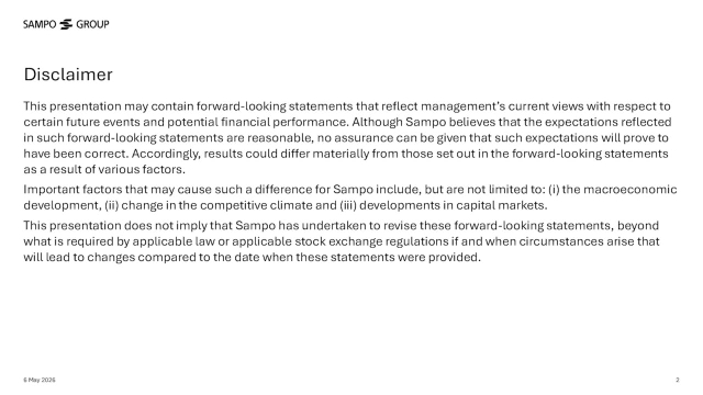 Sampo Oyj 2026 Q1 - Results - Earnings Call Presentation (OTCMKTS:SAXPY ...