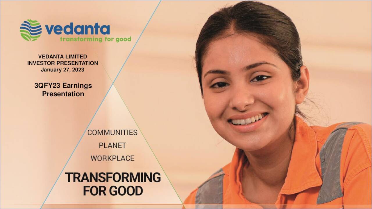 Vedanta Limited 2023 Q3 - Results - Earnings Call Presentation (NYSE ...