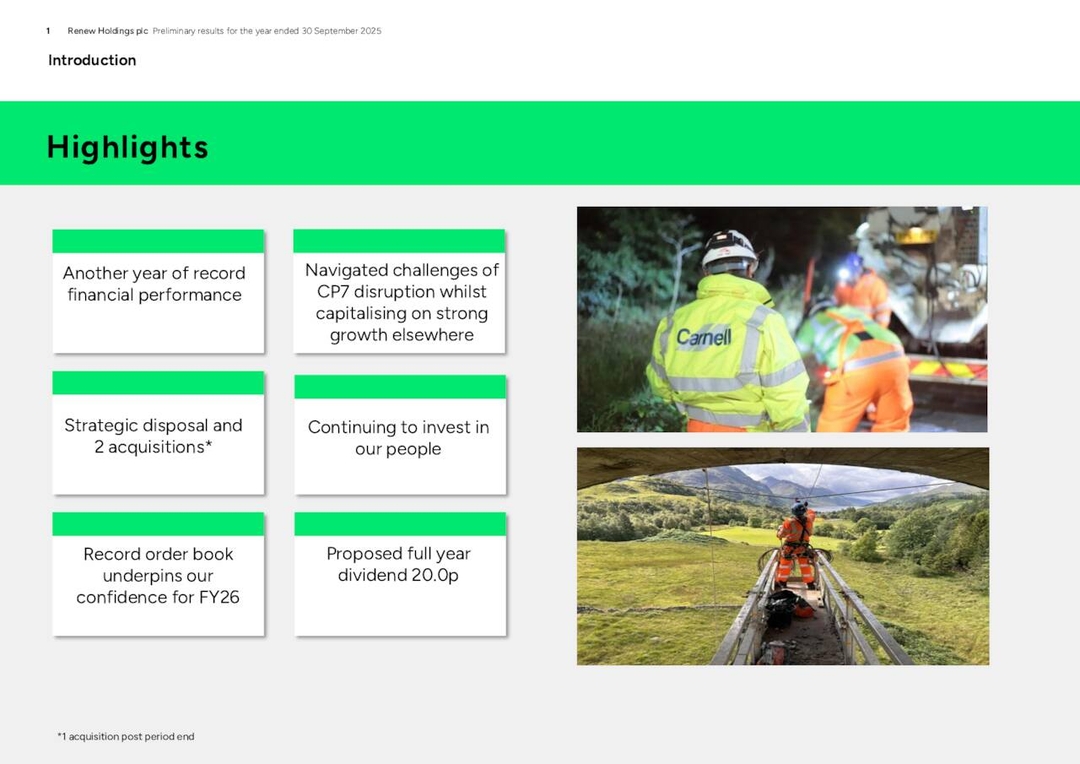 Renew Holdings plc 2025 Q4 - Results - Earnings Call Presentation ...