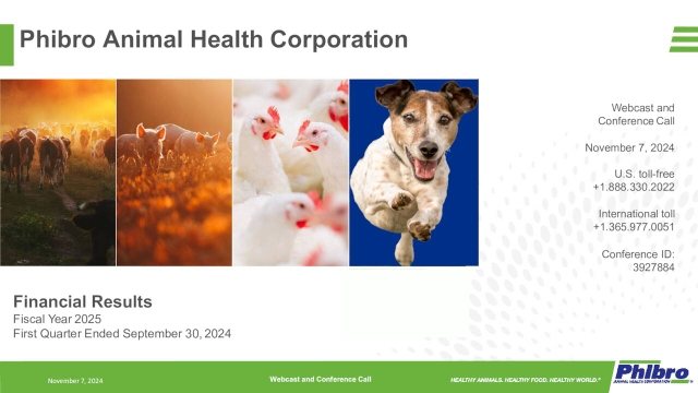 Phibro Animal Health Corporation 2025 Q1 - Results - Earnings Call ...