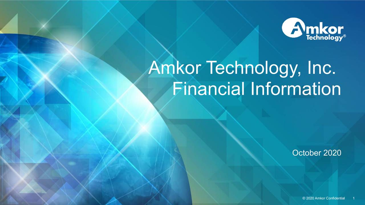 Amkor Technology, Inc. 2020 Q3 - Results - Earnings Call Presentation ...