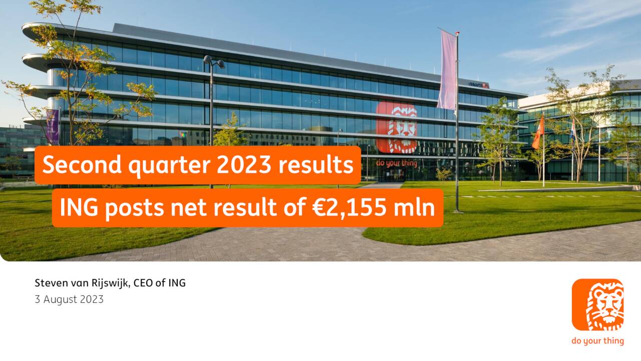 ING Groep N.V. 2023 Q2 - Results - Earnings Call Presentation (NYSE:ING ...