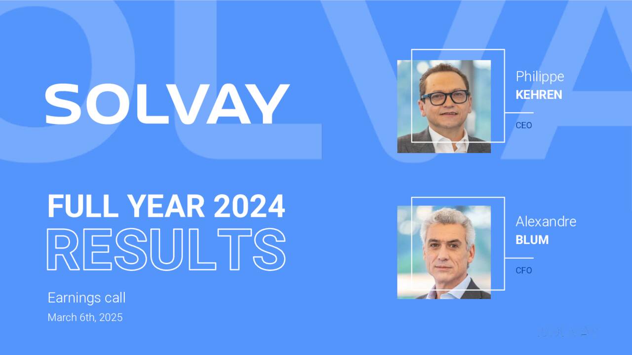 Solvay SA 2024 Q4 - Results - Earnings Call Presentation (OTCMKTS:SVYSF ...