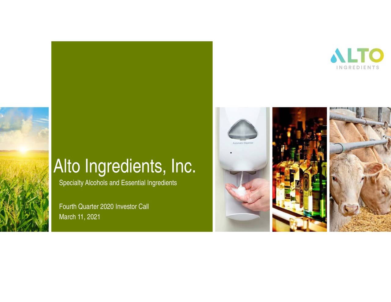 Alto Ingredients, Inc. 2020 Q4 - Results - Earnings Call Presentation ...