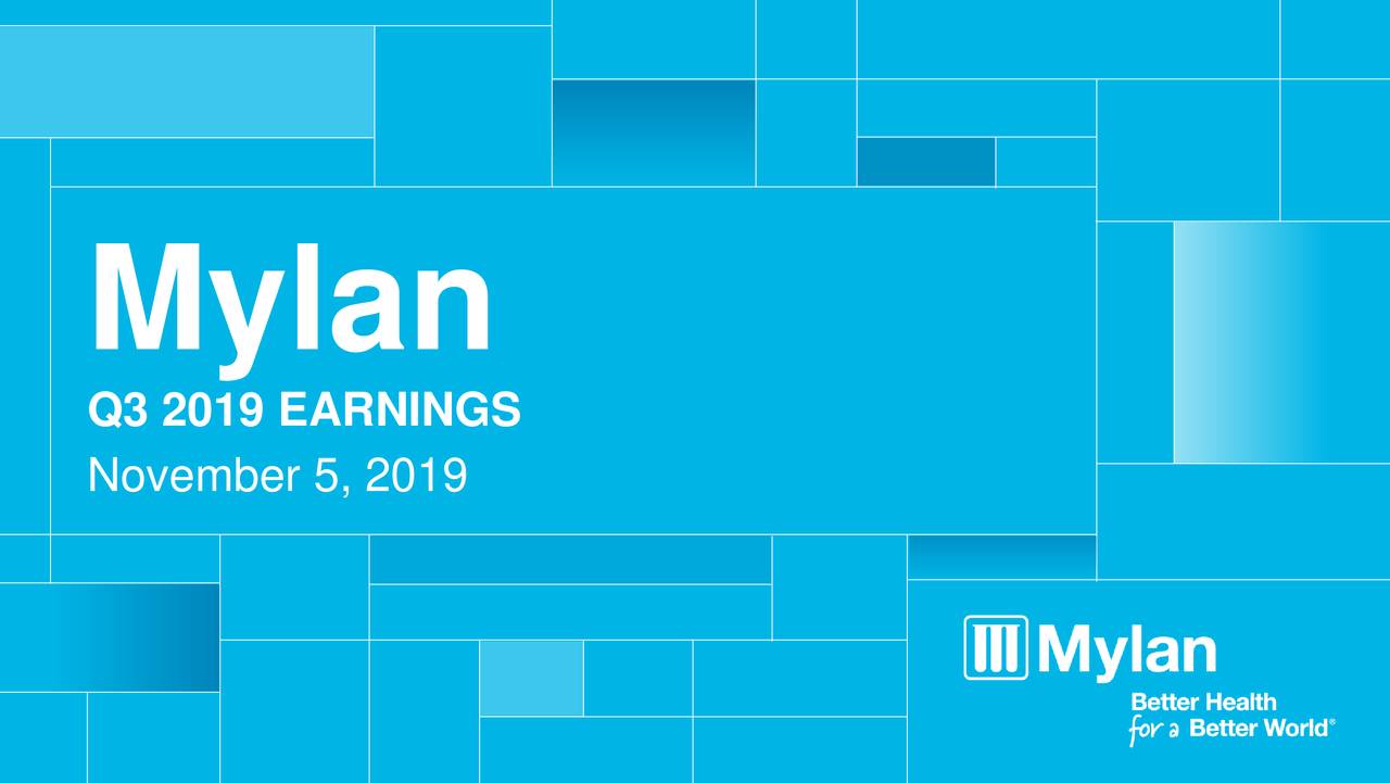 Mylan N.V. 2019 Q3 - Results - Earnings Call Presentation (NASDAQ:VTRS ...