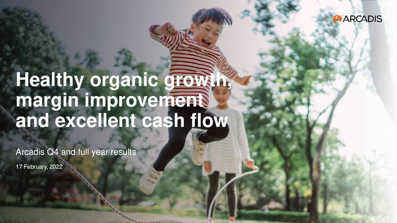 Arcadis NV 2021 Q4 - Results - Earnings Call Presentation (OTCMKTS:ARCVF) | Seeking Alpha