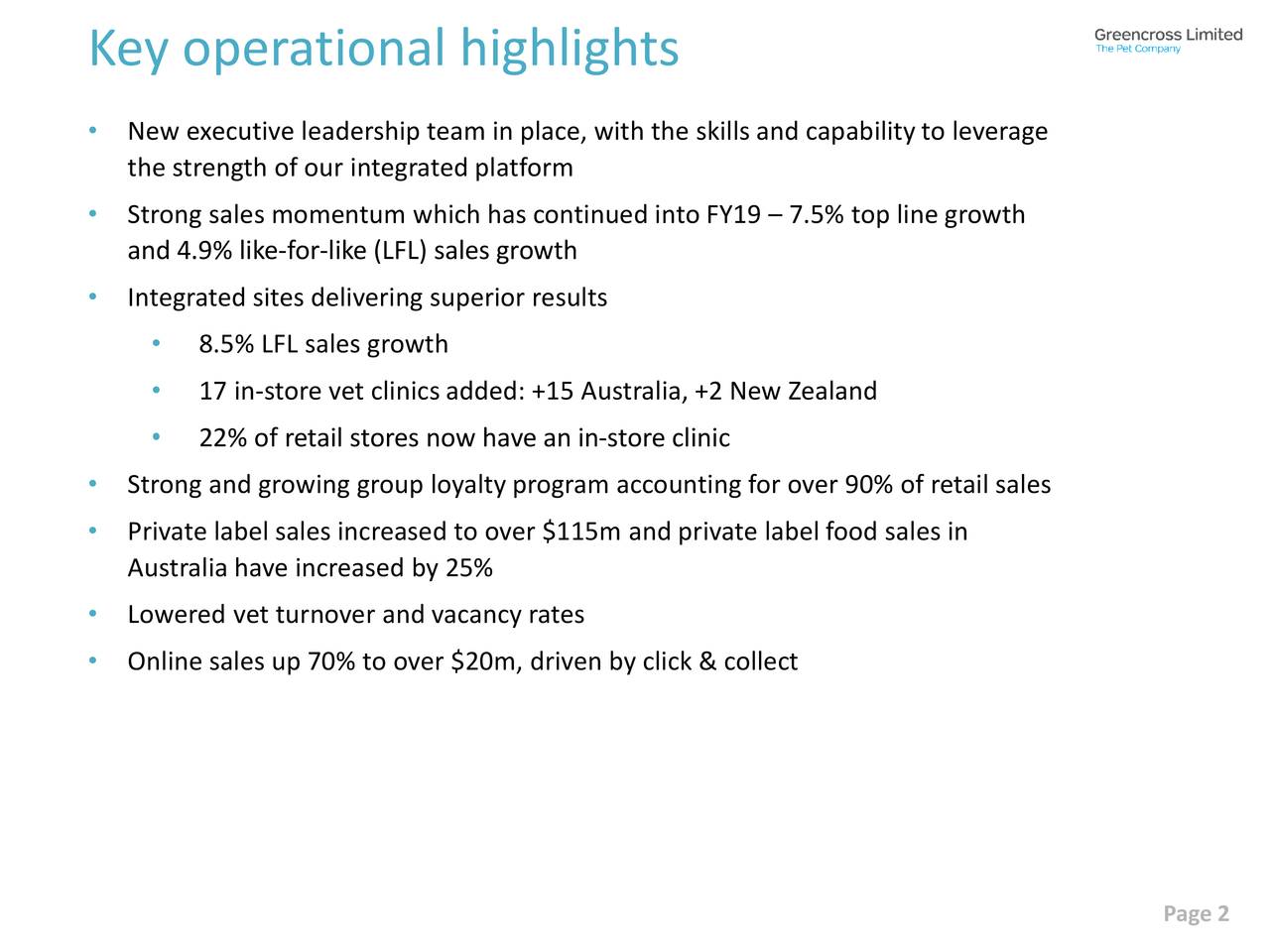 GREENCROSS LTD ORD 2018 Q4 - Results - Earnings Call Slides (OTCMKTS ...
