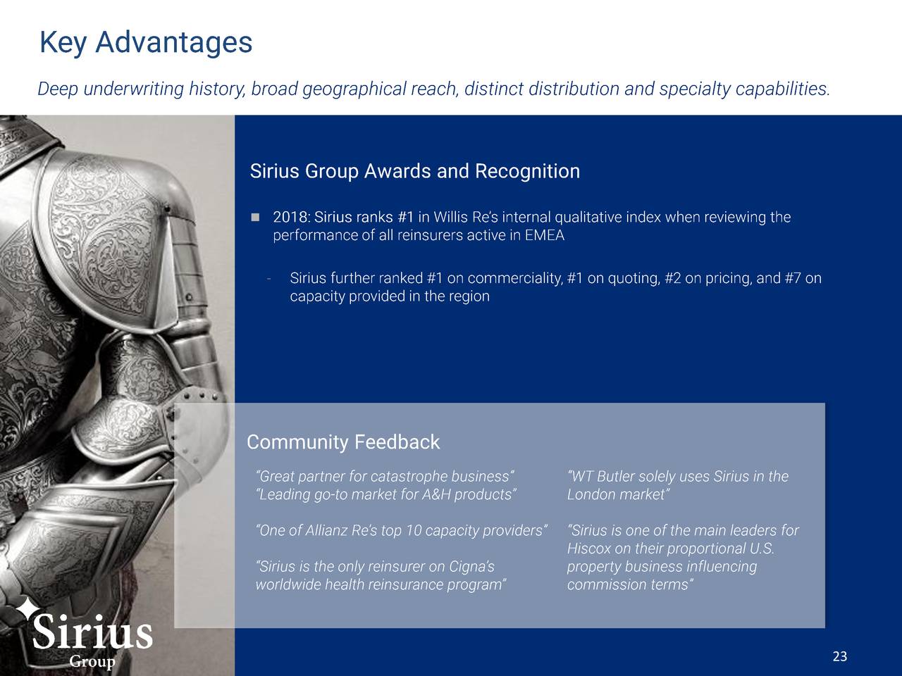 Sirius International Insurance Group, Ltd. 2019 Q2 - Results - Earnings ...