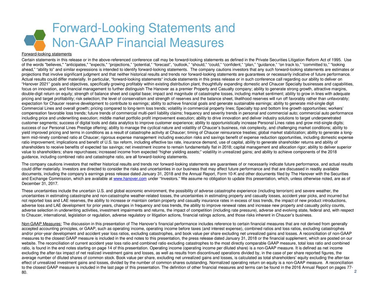 The Hanover Insurance Group 2017 Q4 - Results - Earnings Call Slides ...