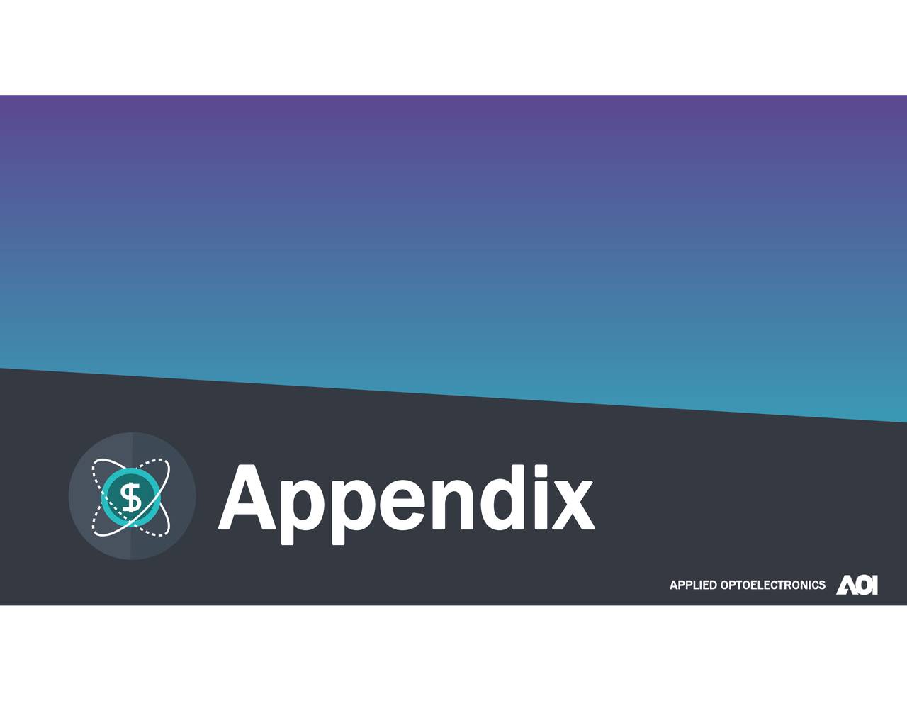 Applied Optoelectronics (AAOI) Investor Presentation - Slideshow ...