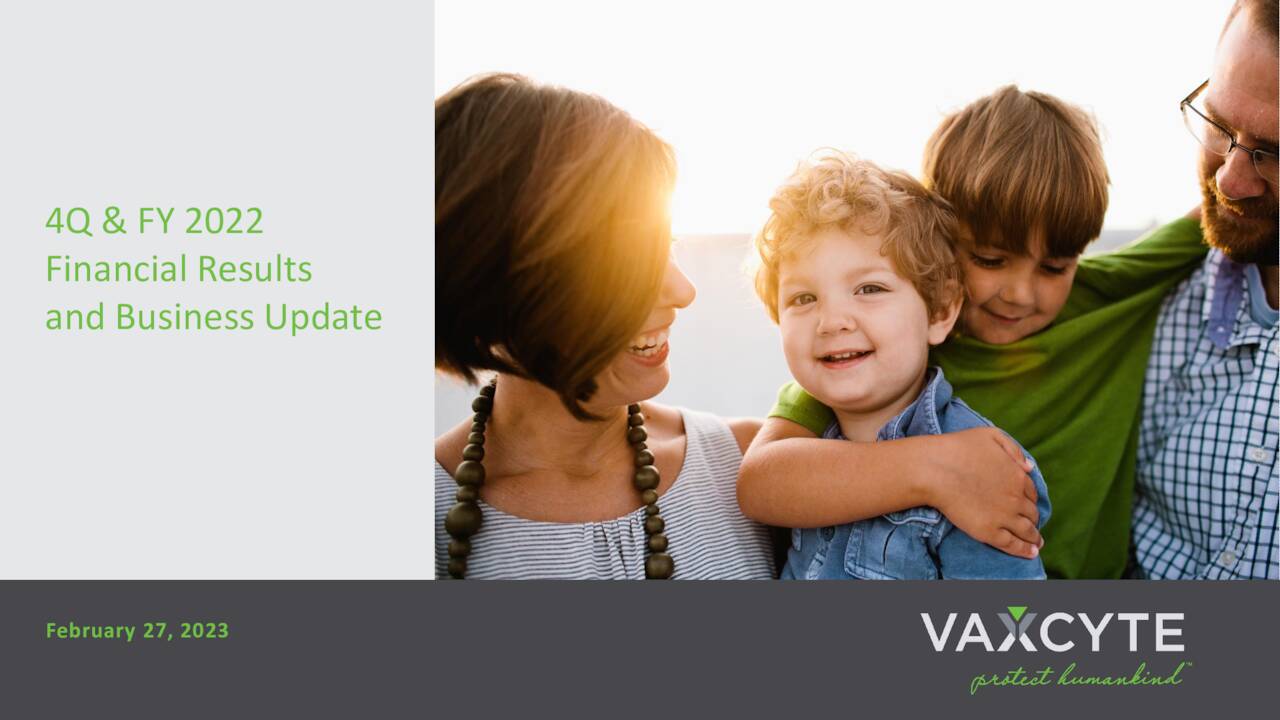 Vaxcyte, Inc. 2022 Q4 - Results - Earnings Call Presentation (NASDAQ:PCVX) | Seeking Alpha