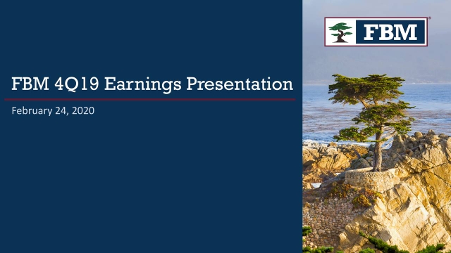Foundation Building Materials, Inc. 2019 Q4 - Results - Earnings Call ...