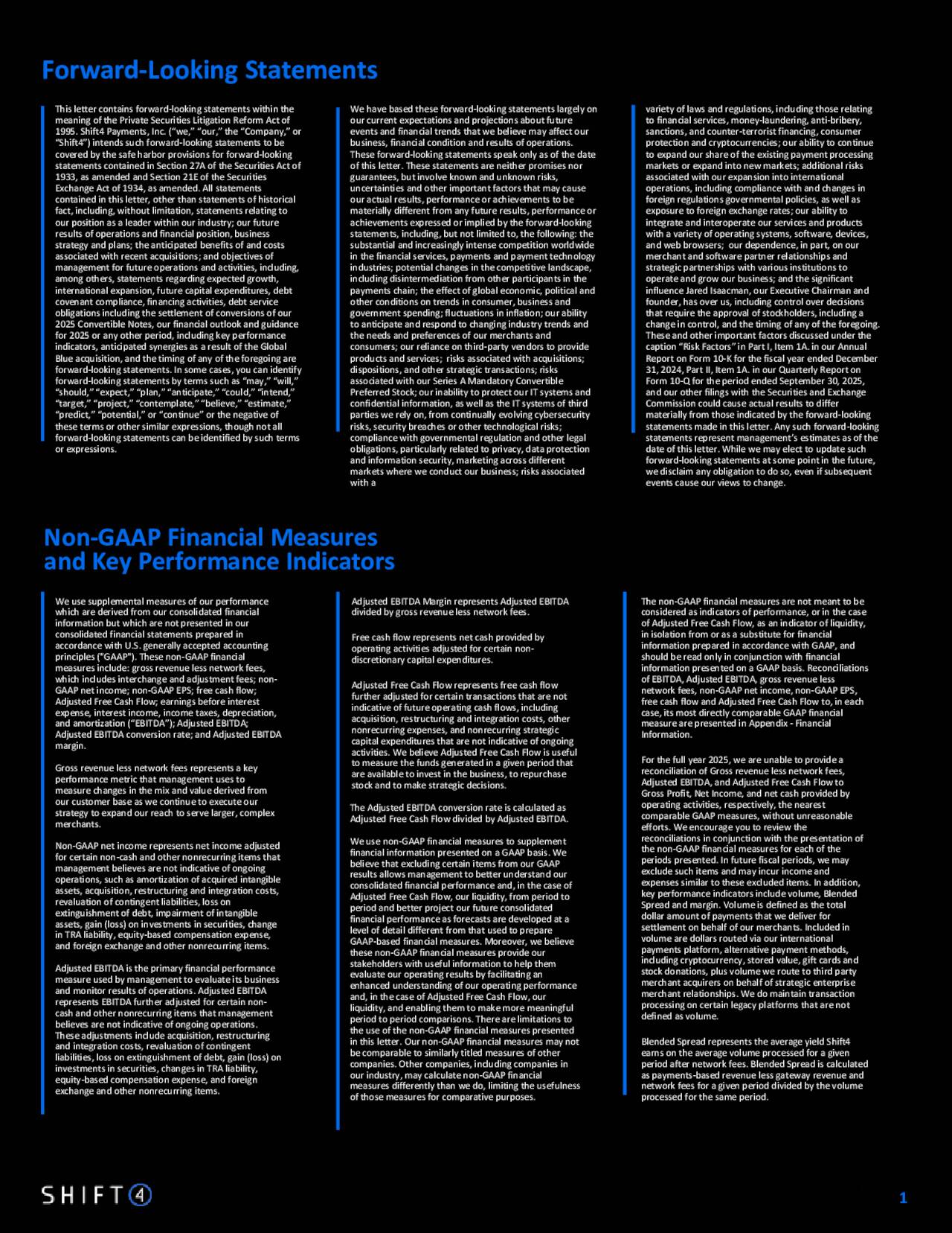 Shift4 Payments, Inc. 2025 Q3 - Results - Earnings Call Presentation ...