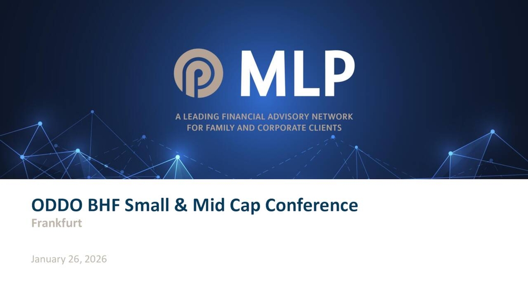 MLP SE (MLPKF) Presents at ODDO BHF Small & Mid Cap Equity Forum 2026 ...