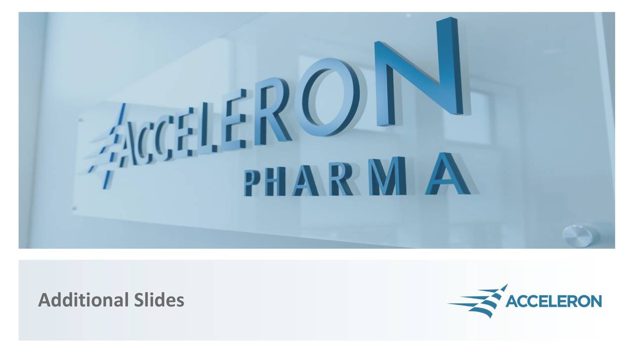Acceleron Pharma Inc. 2019 Q3 - Results - Earnings Call Presentation ...