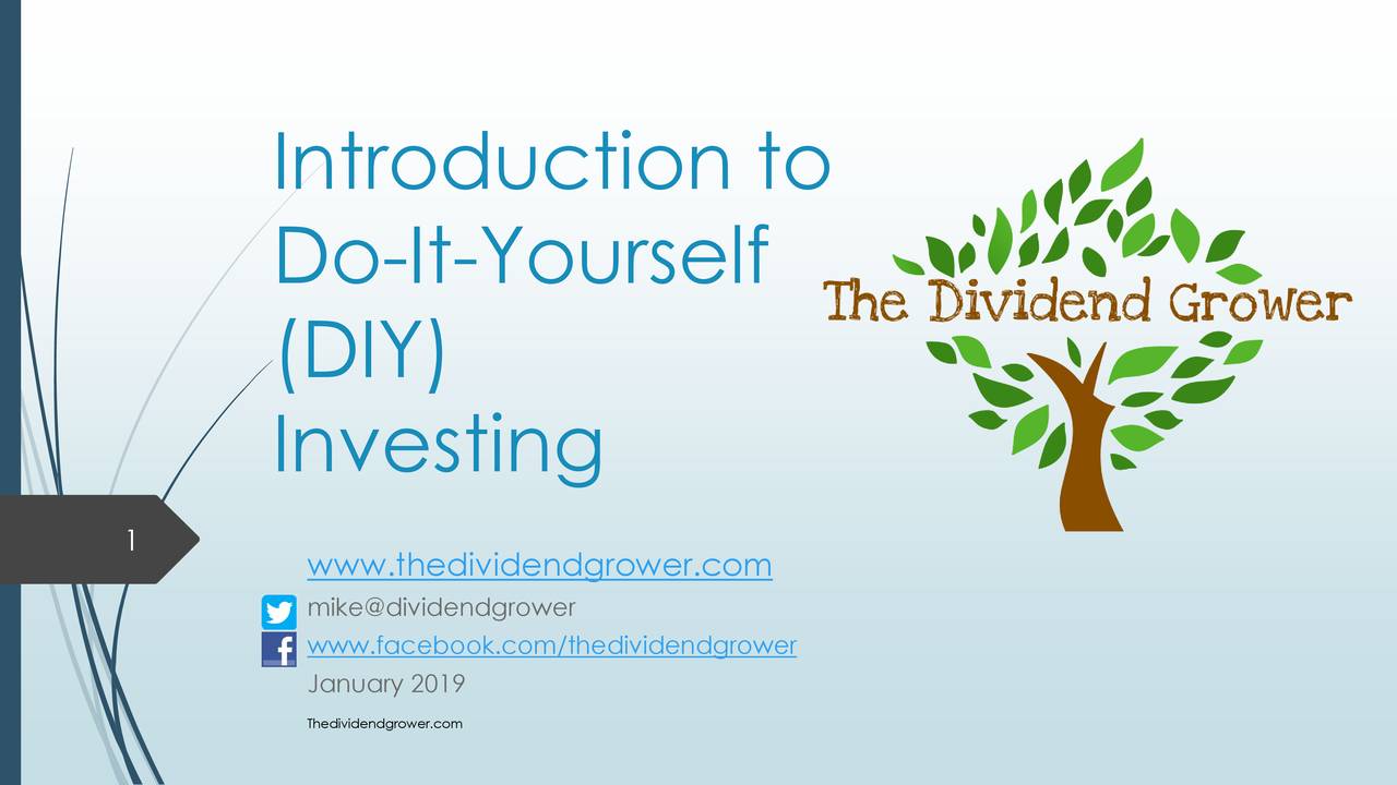 The Dividend Grower: Guide To Do-It-Yourself (DIY) Investing | Seeking ...