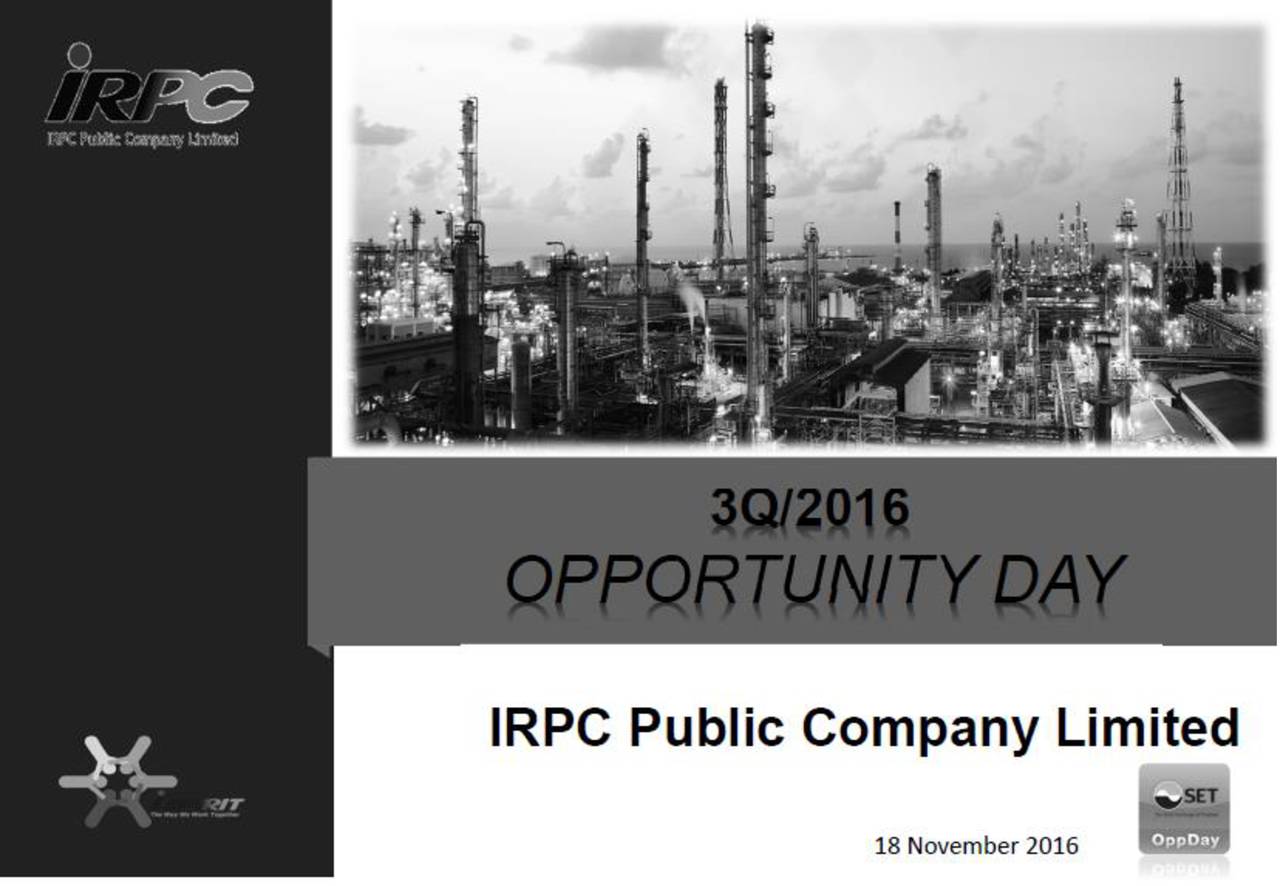 IRPC Public Co (IRPTF) Investor Presentation - Slideshow (OTCMKTS:IRPTF ...