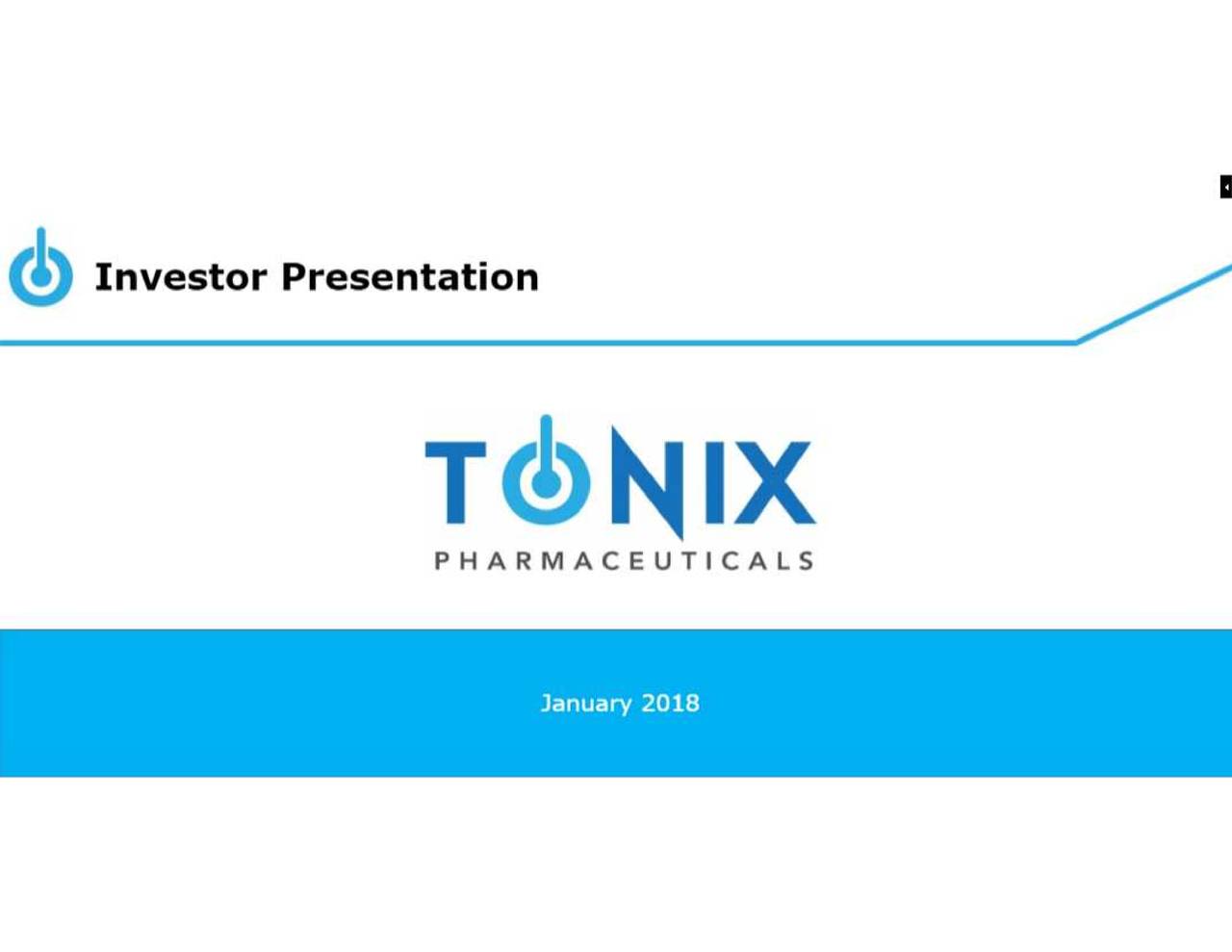 Tonix Pharmaceuticals (TNXP) Presents At 10th Annual Biotech Showcase ...