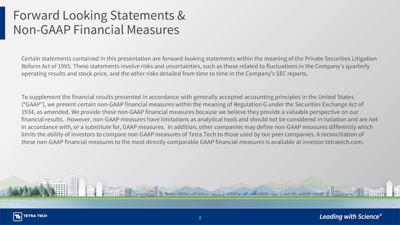 Tetra Tech (TTEK) Investor Presentation - Slideshow (NASDAQ:TTEK ...