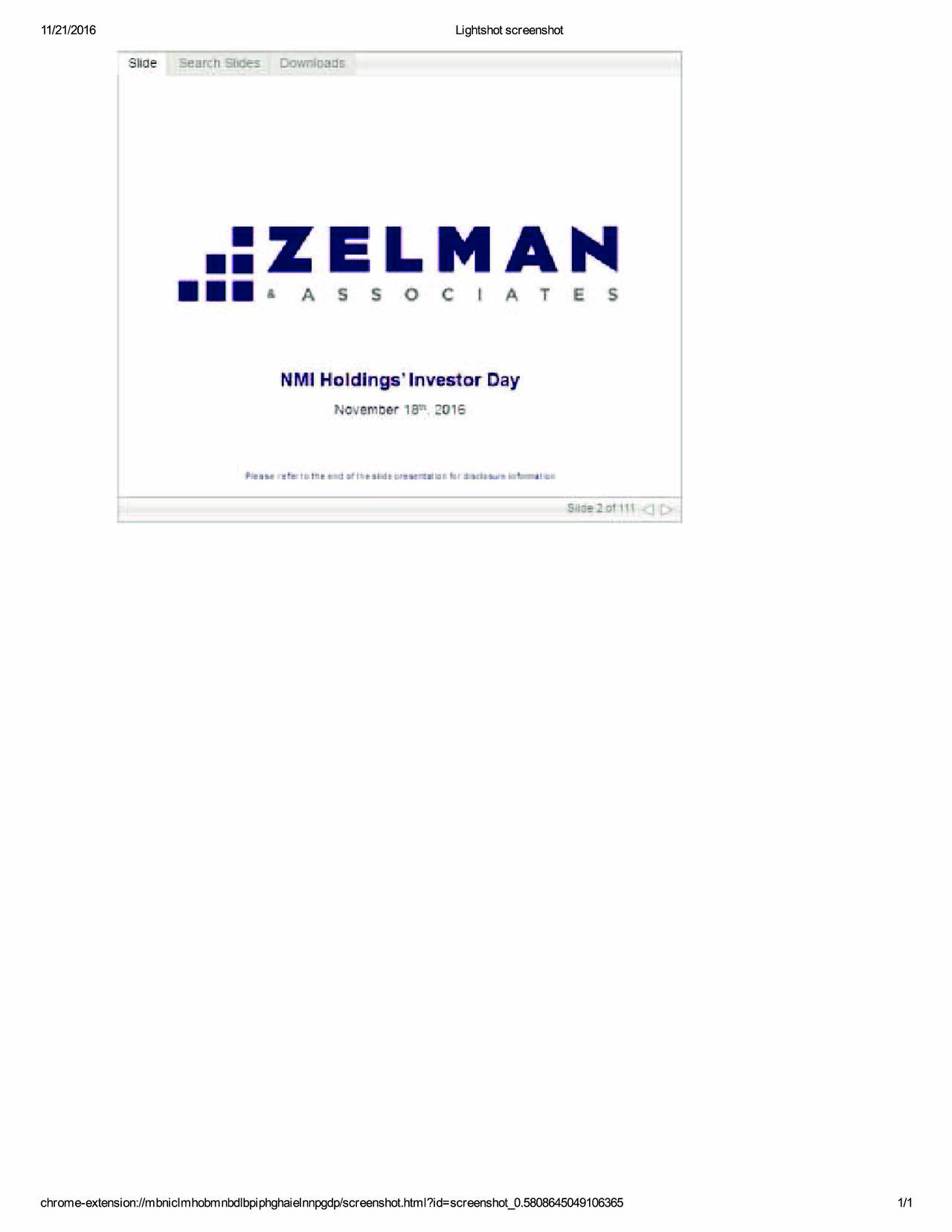 NMI Holdings (NMIH) Investor Presentation - Slideshow (NASDAQ:NMIH ...