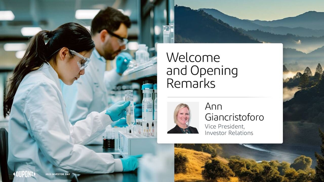 DuPont de Nemours, Inc. (DD) Analyst/Investor Day - Slideshow (NYSE:DD ...