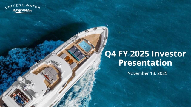 MarineMax, Inc. 2025 Q4 - Results - Earnings Call Presentation (NYSE ...