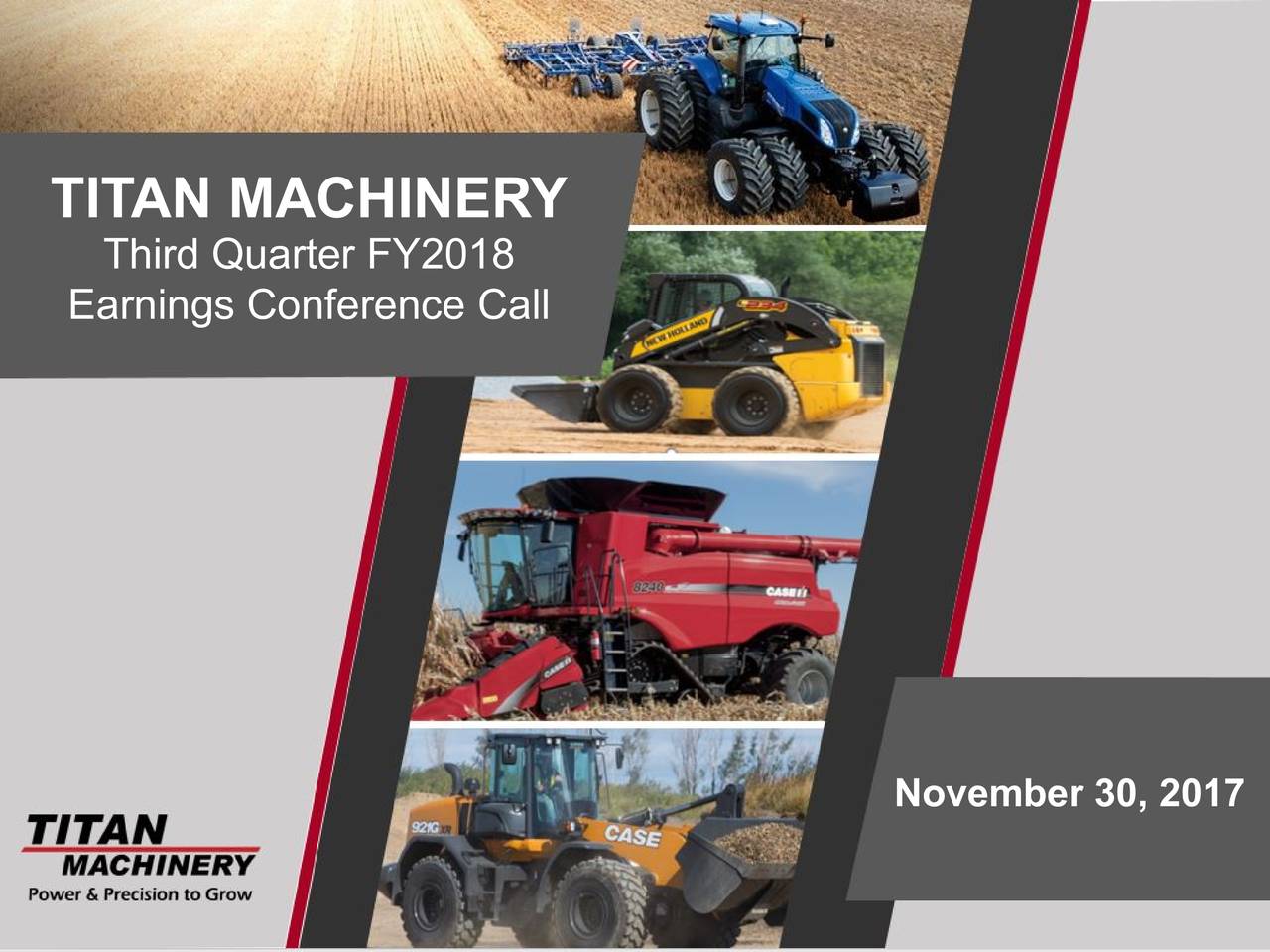 Titan Machinery Inc. 2018 Q3 - Results - Earnings Call Slides (NASDAQ ...
