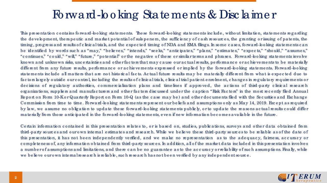 Iterum Therapeutics (ITRM) Investor Presentation - Slideshow (NASDAQ ...