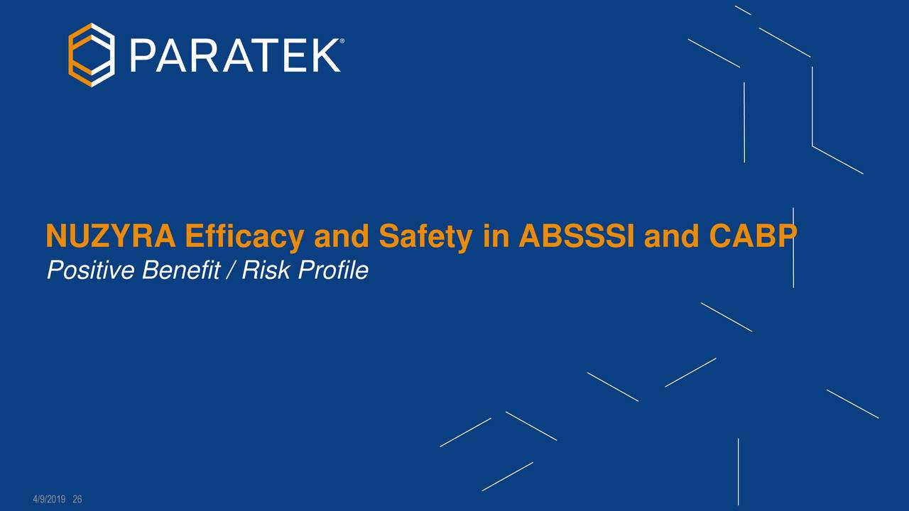 Paratek Pharmaceuticals (PRTK) Investor Presentation - Slideshow ...