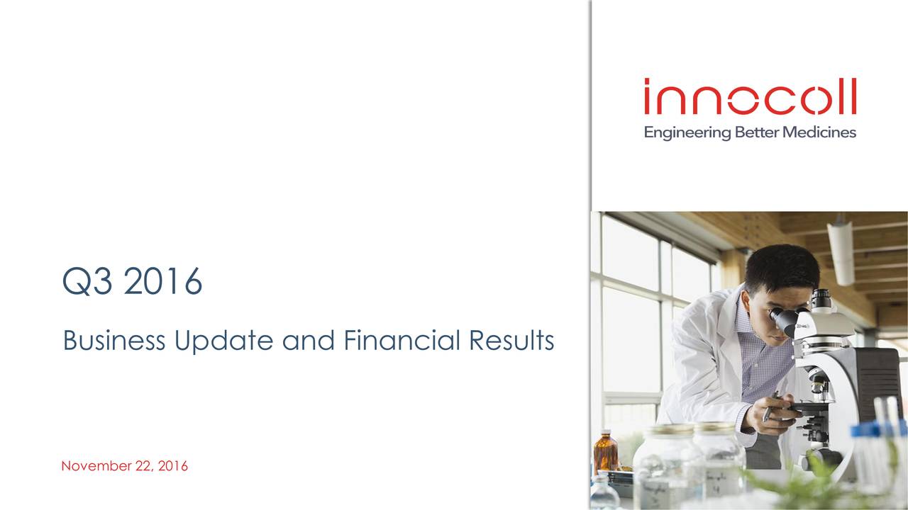 Innocoll 2016 Q3 - Results - Earnings Call Slides (NASDAQ:INNL-DEFUNCT ...