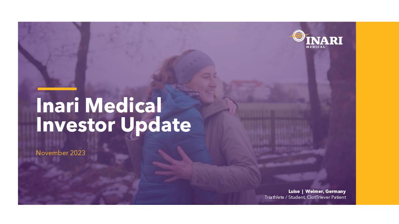 Inari Medical, Inc. 2023 Q3 - Results - Earnings Call Presentation ...