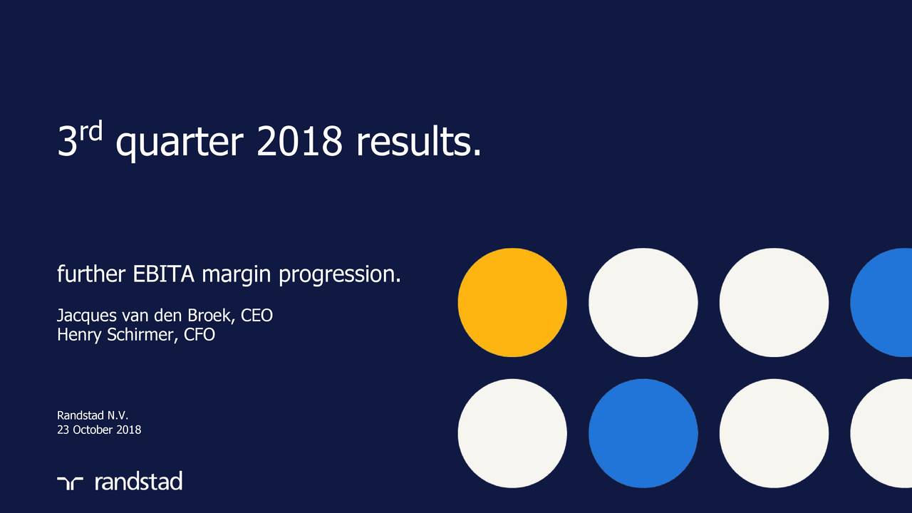 Randstad NV 2018 Q3 - Results - Earnings Call Slides (OTCMKTS:RANJF ...