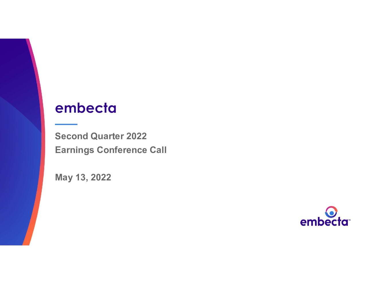 Embecta Corp. 2022 Q2 - Results - Earnings Call Presentation (NASDAQ ...