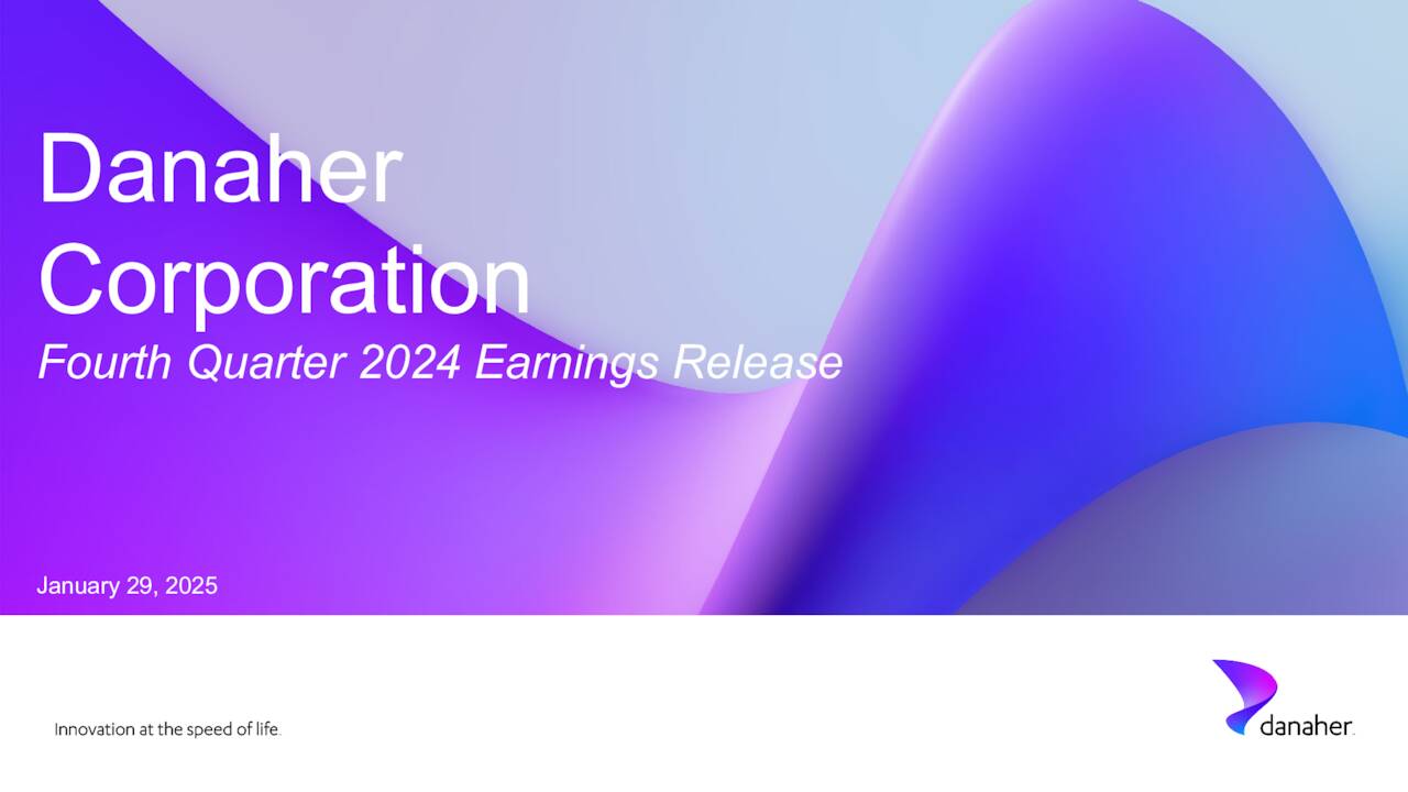Danaher Corporation 2024 Q4 - Results - Earnings Call Presentation ...