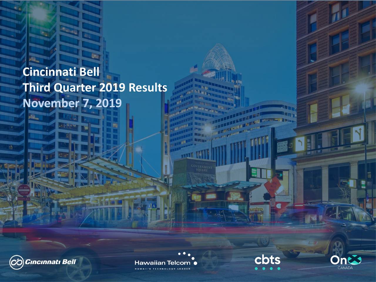 Cincinnati Bell Inc. 2019 Q3 - Results - Earnings Call Presentation (NYSE:CBB-DEFUNCT-7970 ...