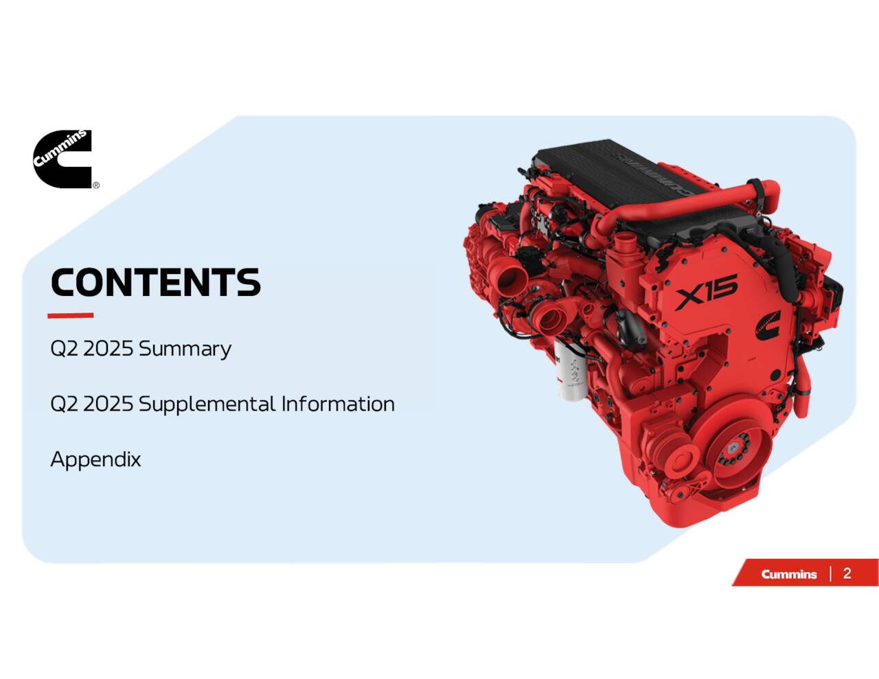 Cummins Inc. 2025 Q2 - Results - Earnings Call Presentation (NYSE:CMI ...