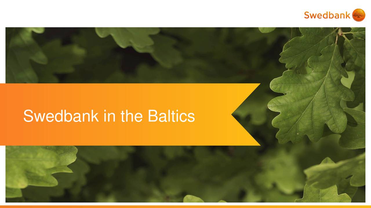 Swedbank AB 2018 Q3 - Results - Earnings Call Slides (OTCMKTS:SWDBF ...