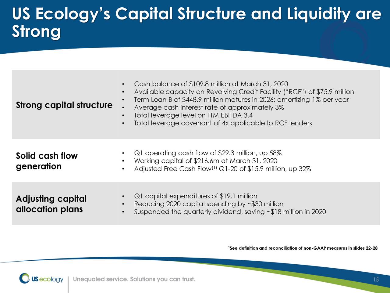 US Ecology, Inc. 2020 Q1 - Results - Earnings Call Presentation (NASDAQ ...