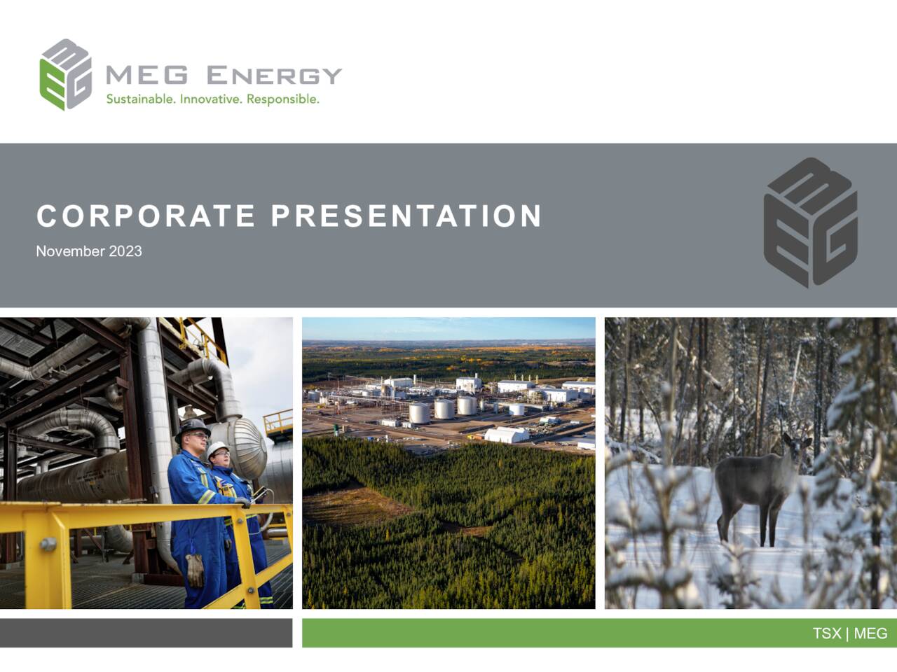 MEG Energy Corp. 2023 Q3 - Results - Earnings Call Presentation ...