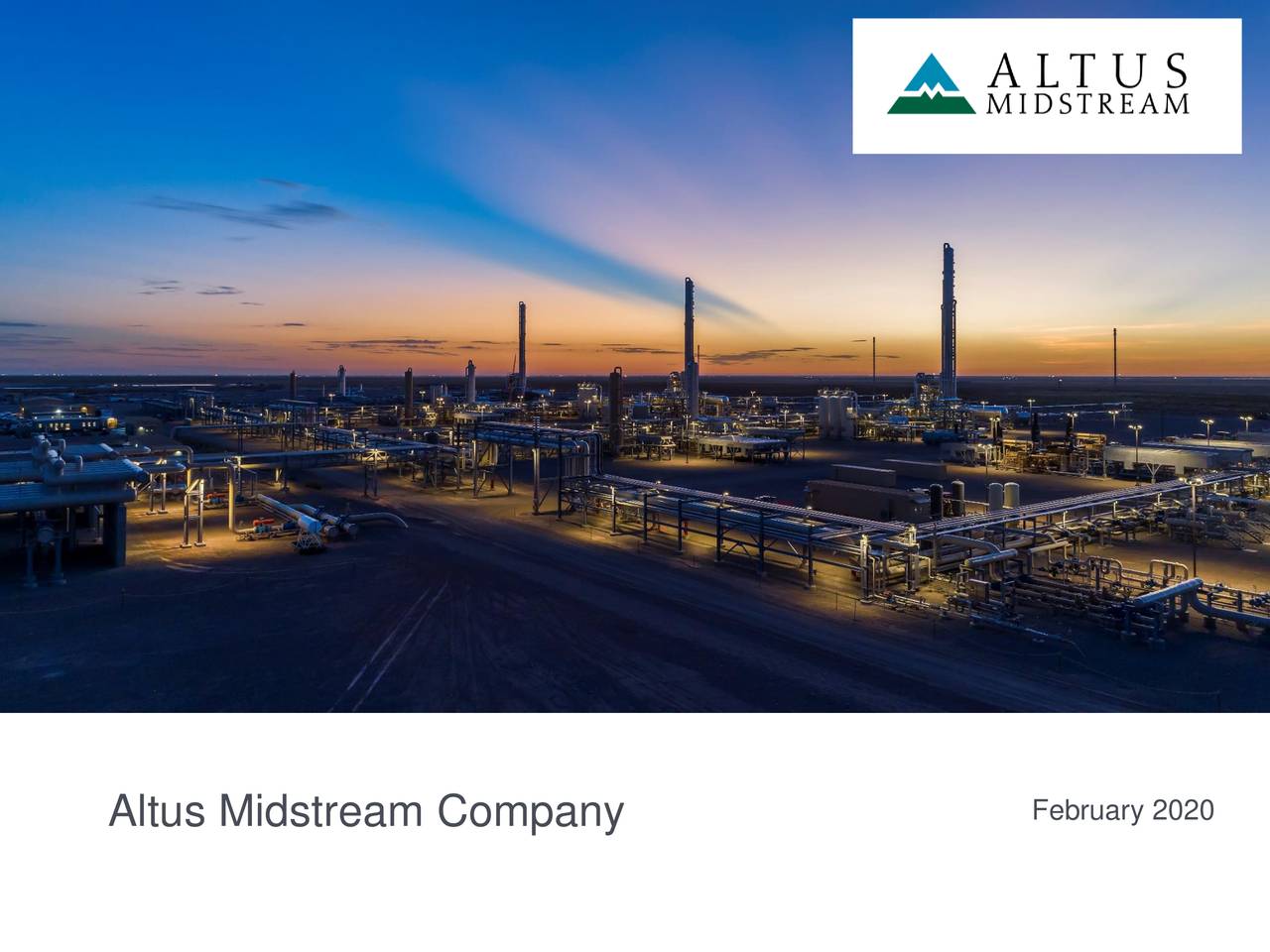 Altus Midstream Company 2019 Q4 - Results - Earnings Call Presentation ...