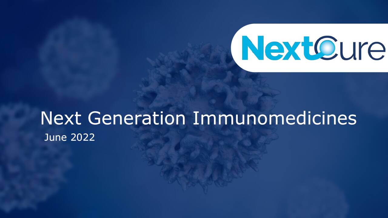 NextCure (NXTC) Investor Presentation - Slideshow (NASDAQ:NXTC ...