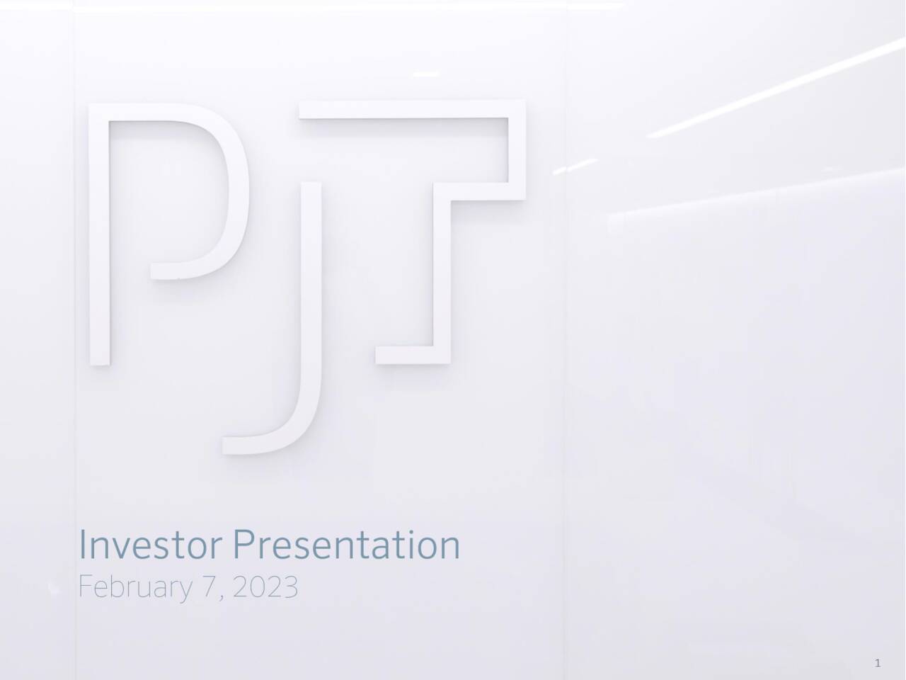 PJT Partners (PJT) Investor Presentation - Slideshow (NYSE:PJT ...