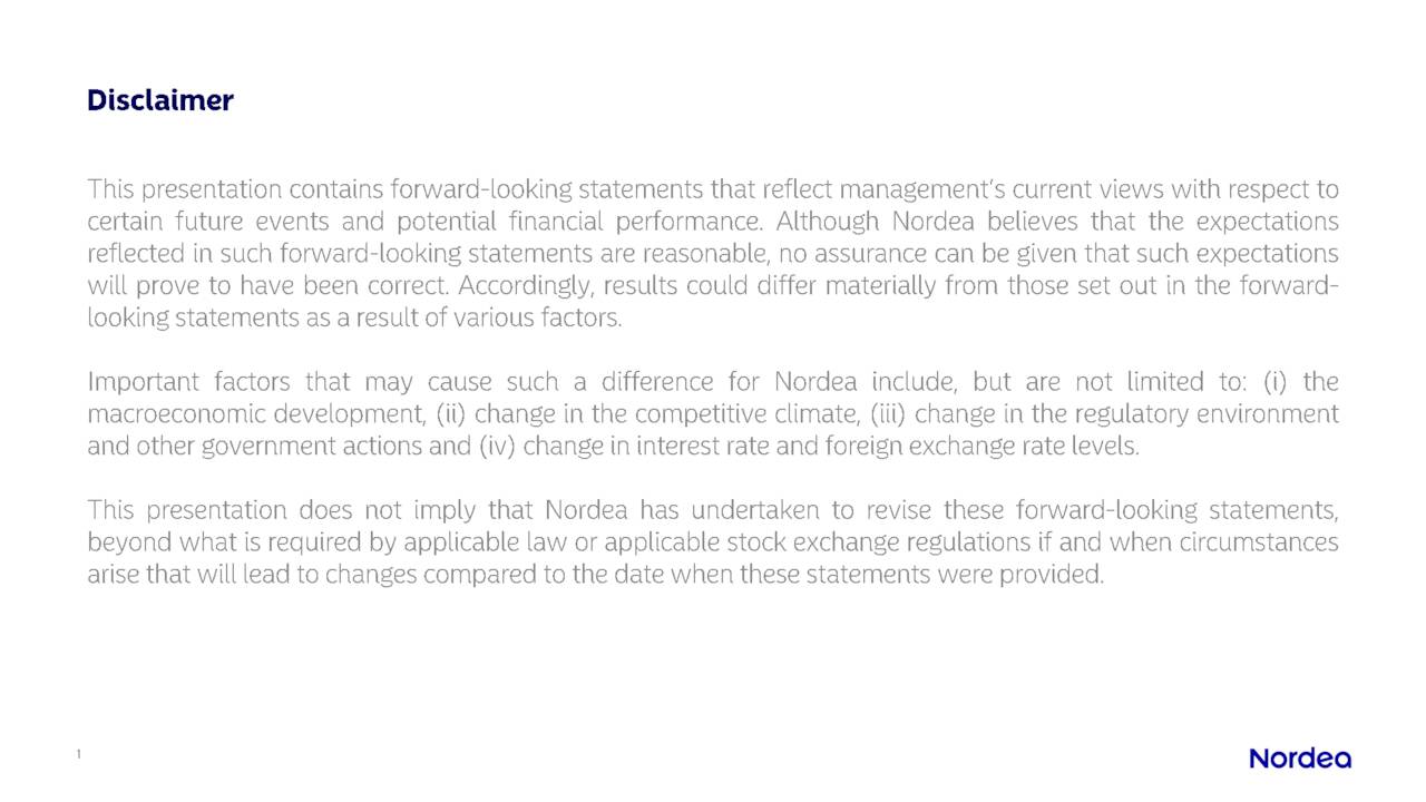 Nordea Bank Abp 2023 Q3 - Results - Earnings Call Presentation (OTCMKTS ...